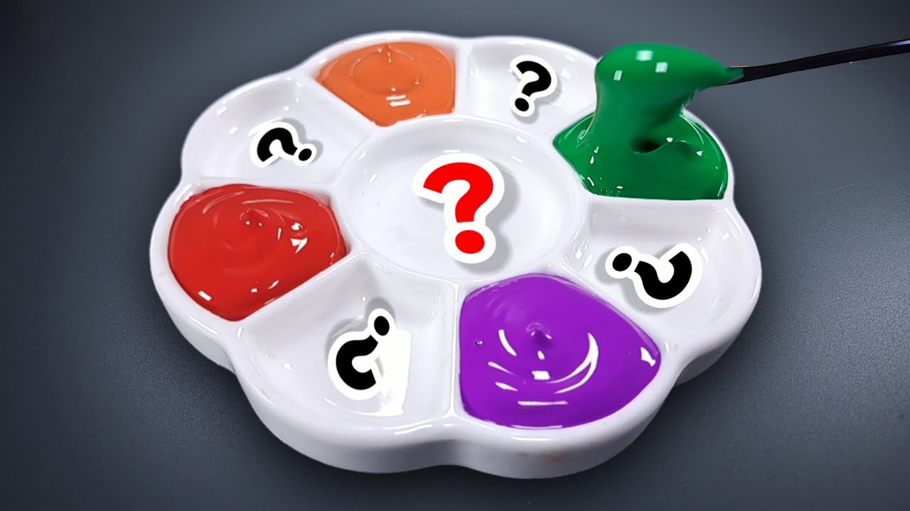 How to Create 9 Colors Using Red, Orange, Green, Violet | Satisfying ...