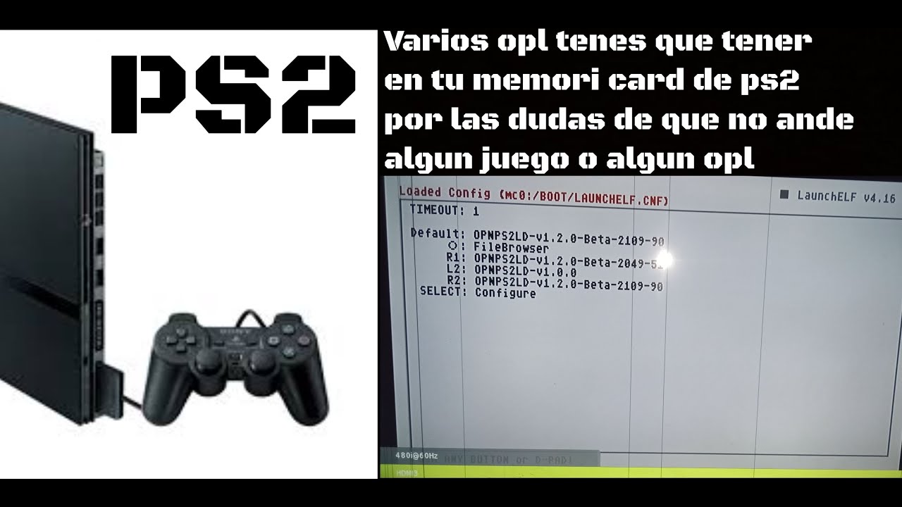 varios opl tenes que tener en tu memori car de ps2 x las dudas de que ...