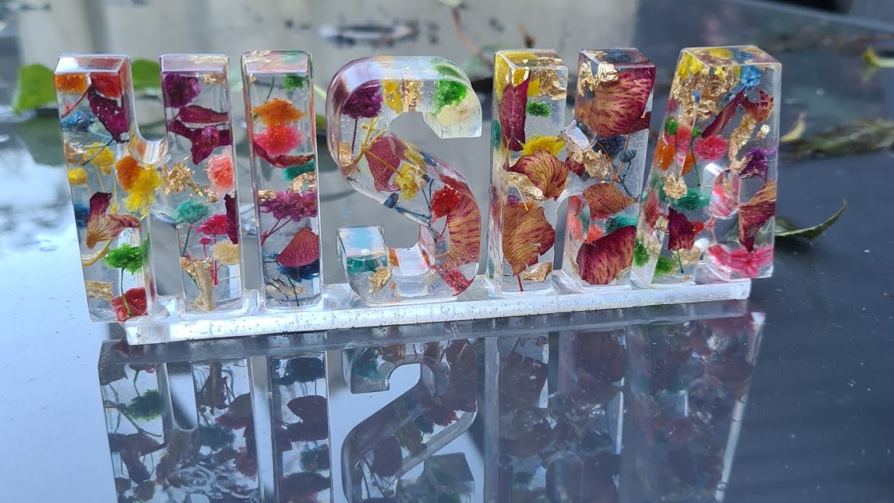 #218 How to Make Resin Name Display | Resin Art UK - YouTube