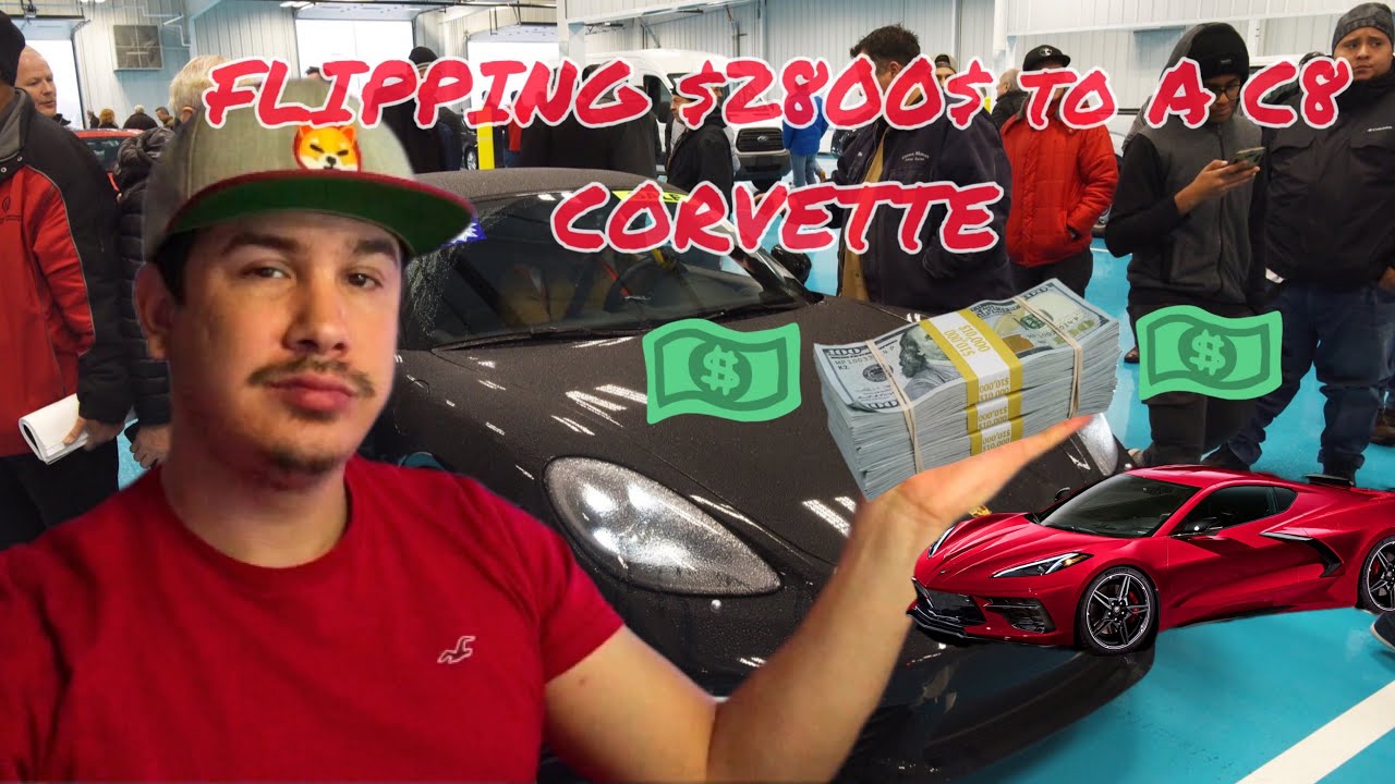 filpping $2800 to a C8 corvette - how to flip cars part1 - YouTube