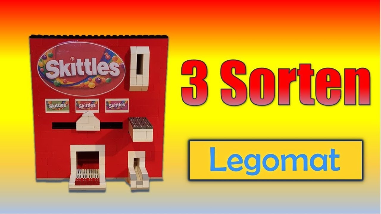 Lego Skittles Automat - 3 Sorten | Legomat - YouTube