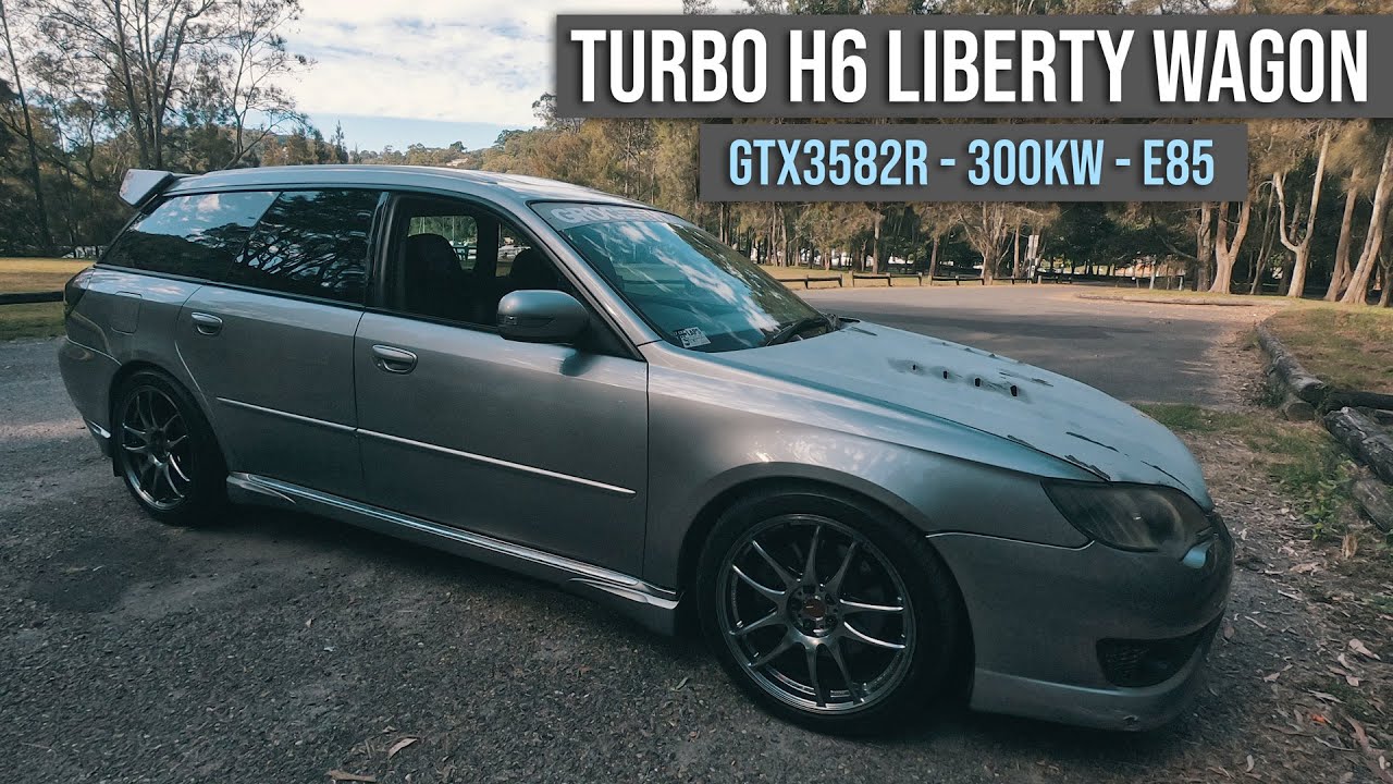 TAJS 300KW TURBO H6 LIBERTY WAGON (E85) - YouTube