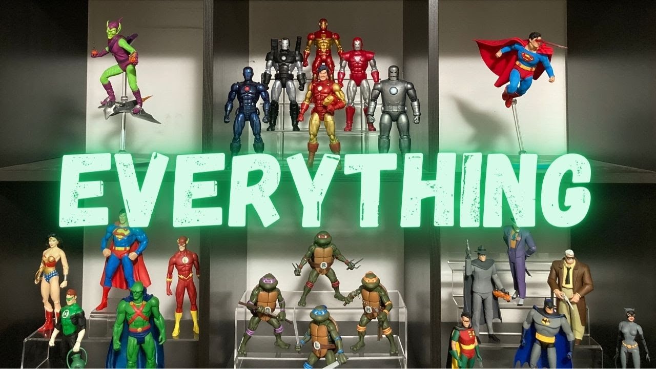 COMPLETE DISPLAY TOUR!!! Marvel Legends, Mezco, Mafex, DC Collectibles ...
