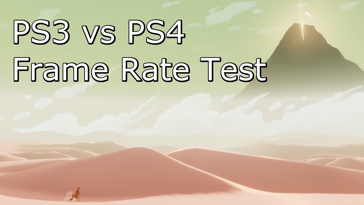 Journey PS3 vs PS4 Frame Rate Test - YouTube
