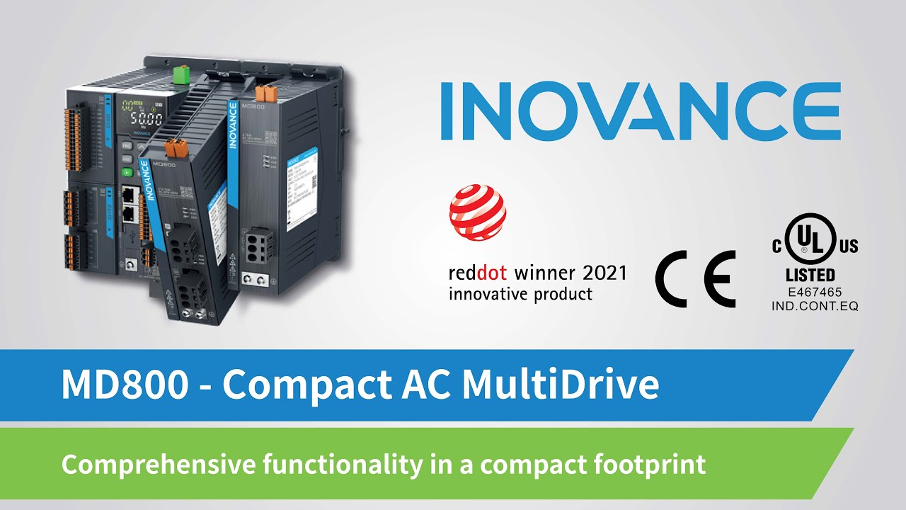 Inovance / MD800 Compact AC MultiDrive - YouTube
