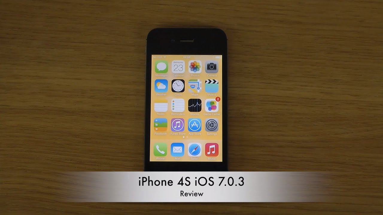 iPhone 4S iOS 7.0.3 - Review - YouTube