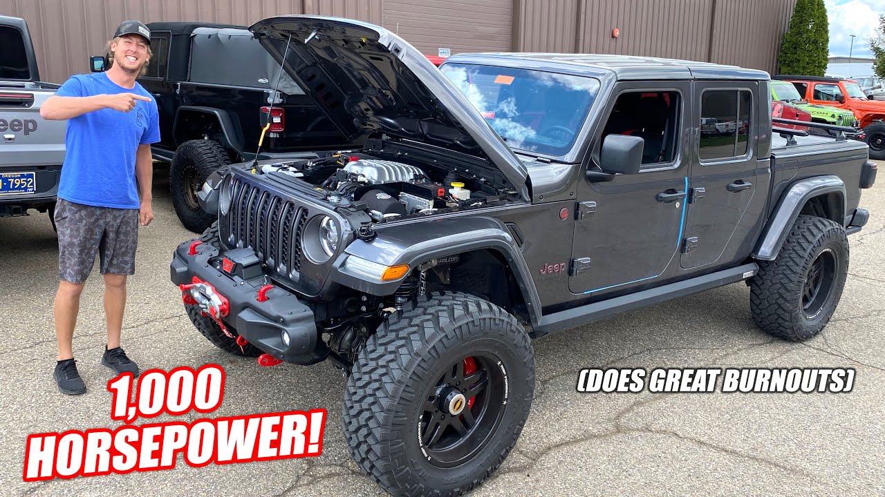 These Guys Swapped a 1,000hp HELLEPHANT Mopar Engine Into a Jeep... IT ...