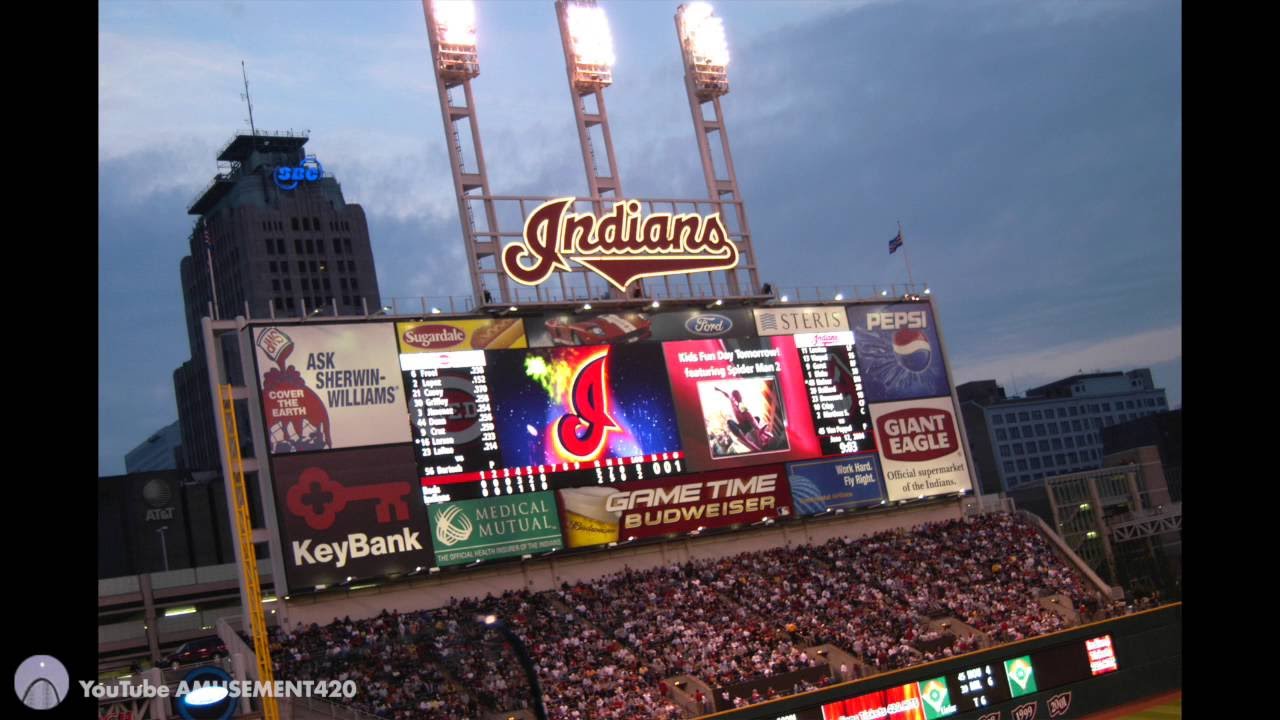 CLEVELAND INDIANS STADIUM SUITE SHOWN & FIREWORKS Video & Slideshow ...