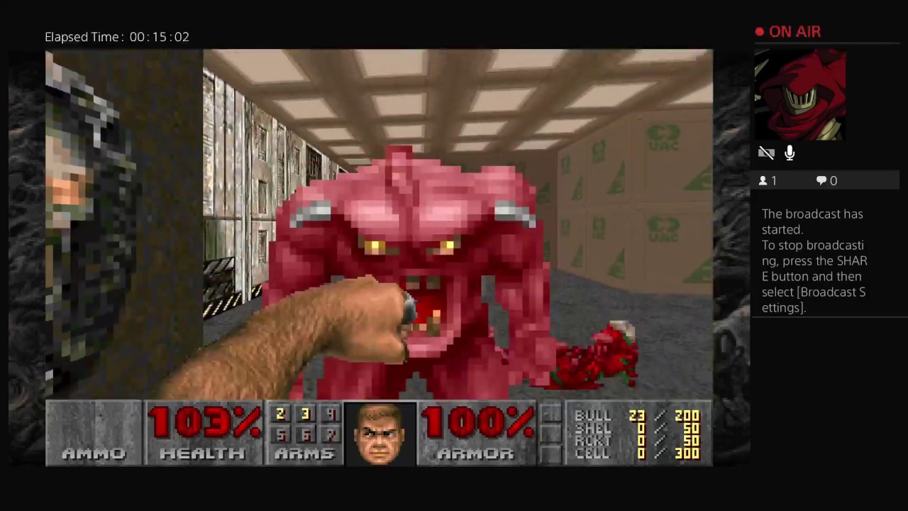 Classic Doom PS4 Gameplay 2 - The Shores of Hell - YouTube
