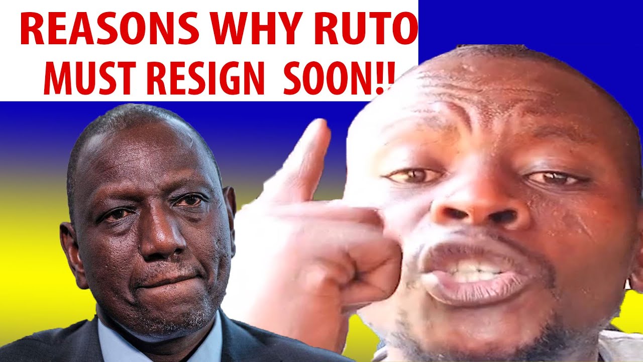 "STOP TELLING US THAT RUTO IS GOING NOWHERE RUTO MUST GO" RUTO IS A ...