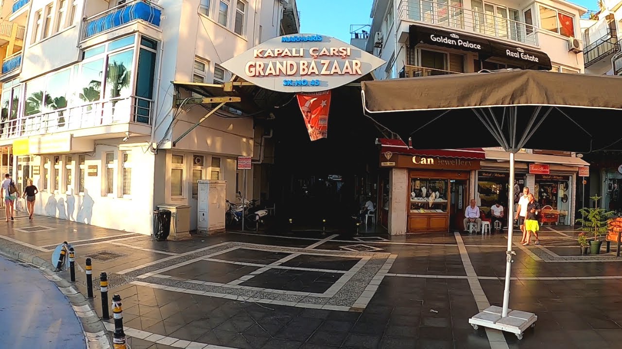 Marmaris , Grand Bazaar Walking Tour 2020 - Turkey - YouTube