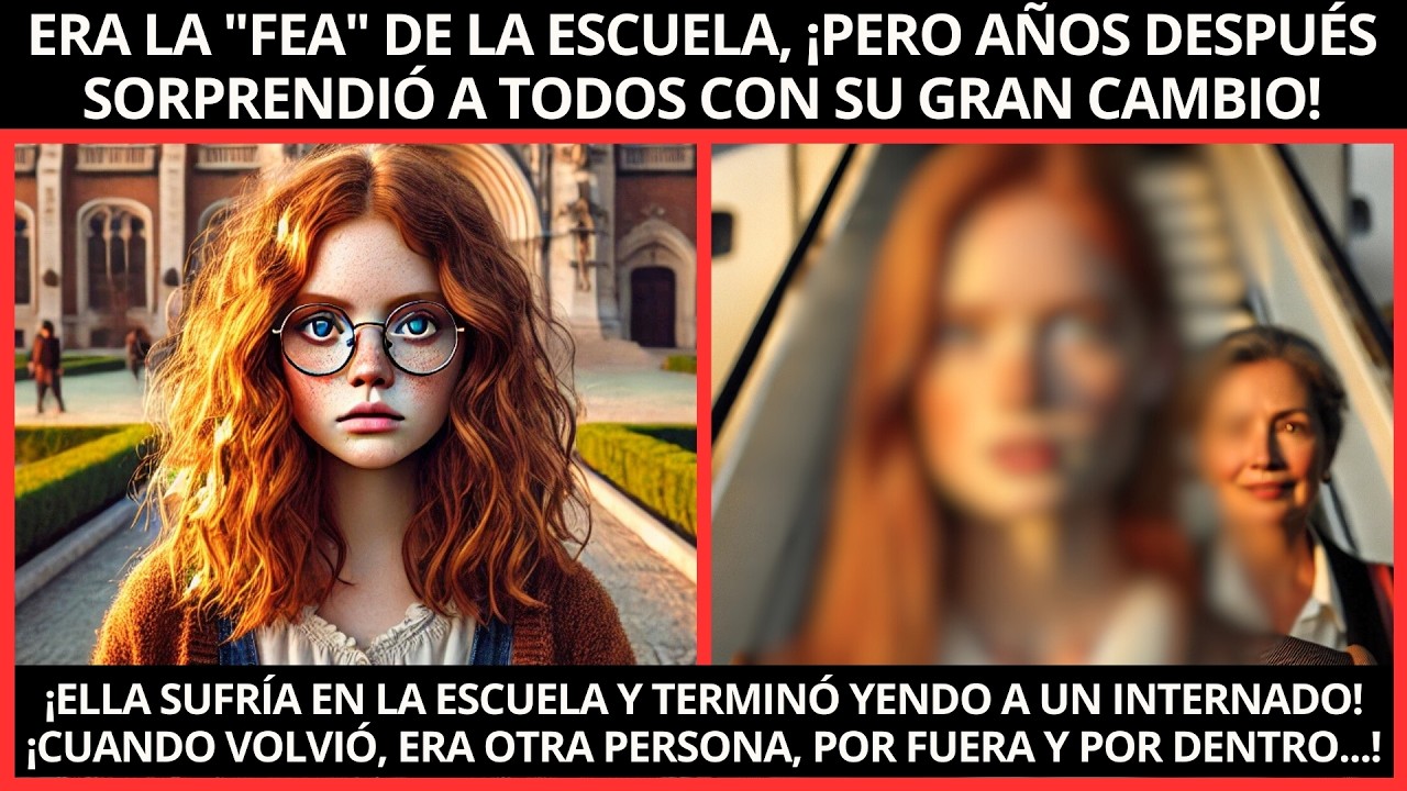 ERA LA "FEA" DE LA ESCUELA, ¡PERO AÑOS DESPUÉS SORPRENDIÓ A TODOS CON ...
