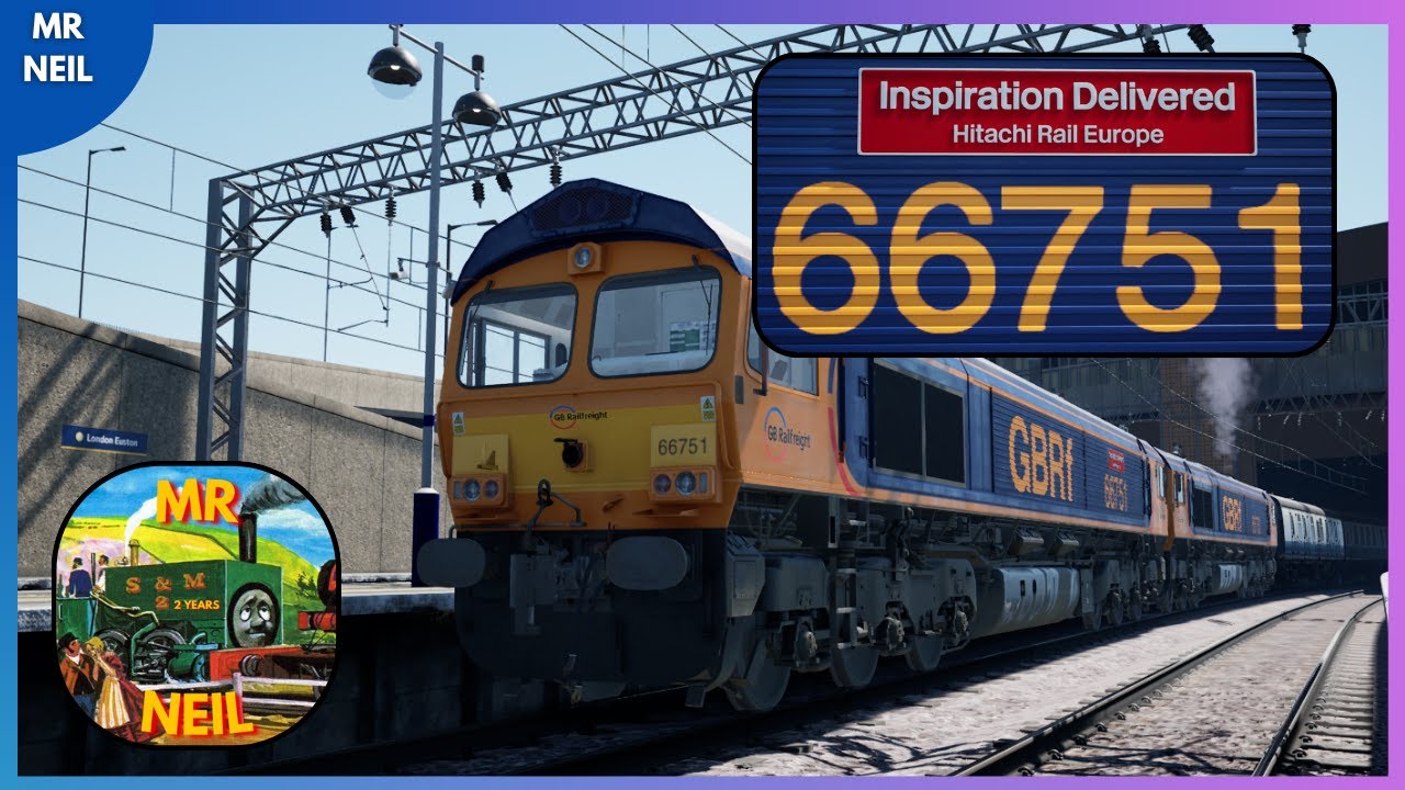 Class 66 Railtour! - Double Header TSW5 - YouTube