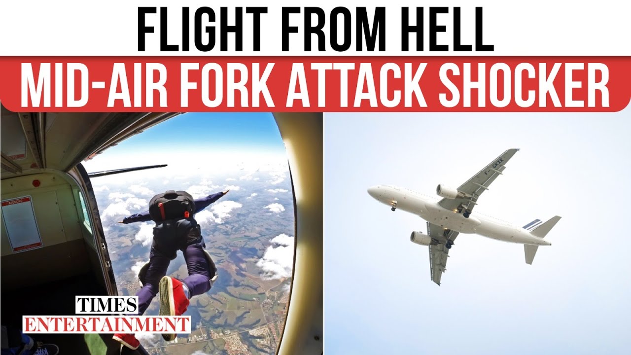US Student SNAPS Mid-Flight; Attacks Teens With Fork, FORCES Emergency ...