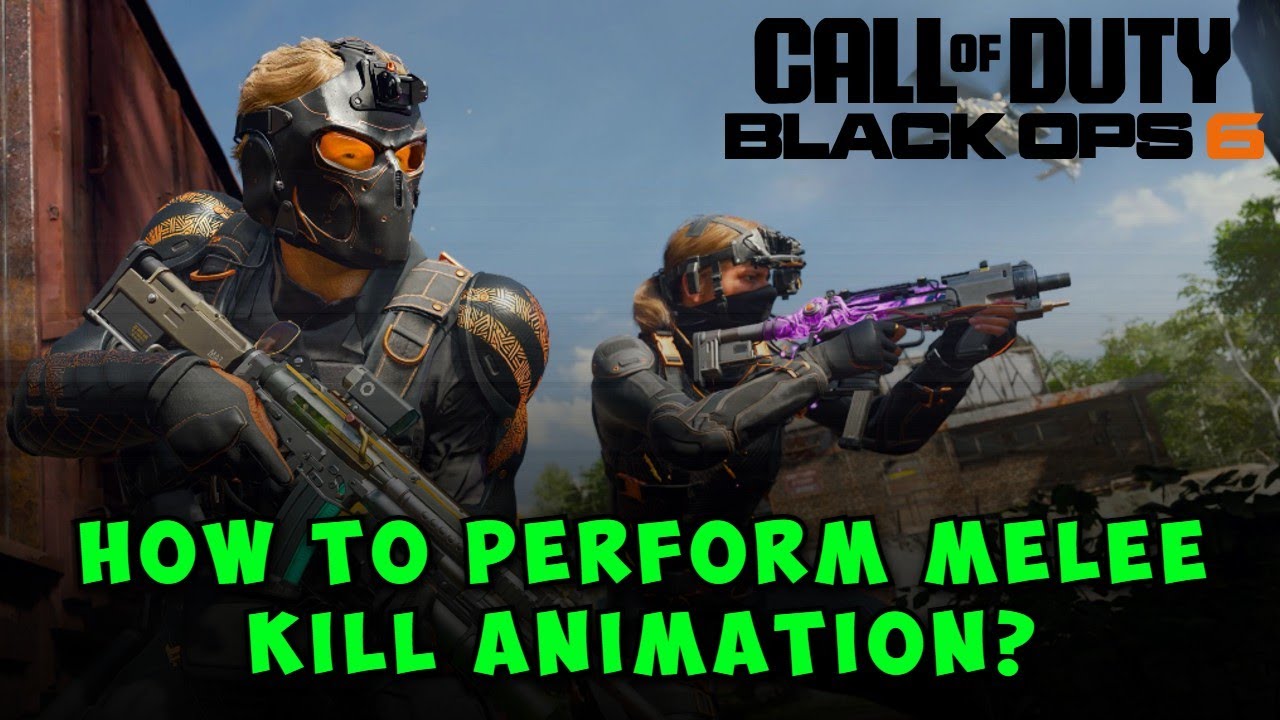 Black OPS 6: How to Perform the Melee Kill Animation - YouTube