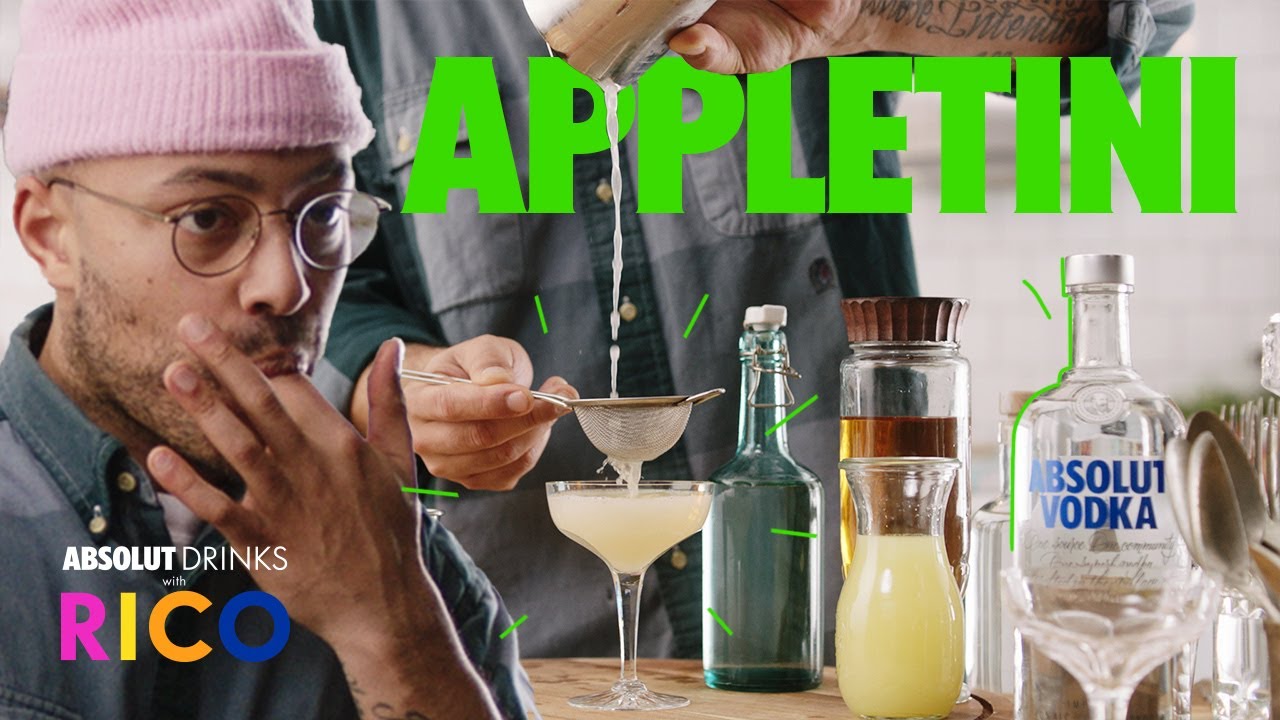 The Perfect Appletini Cocktail! | Absolut Drinks - YouTube