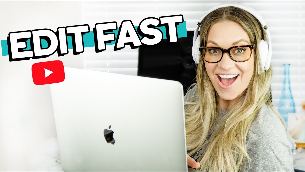HOW TO EDIT VIDEOS FOR YOUTUBE FAST! *all my secrets!* (Beginner’s ...