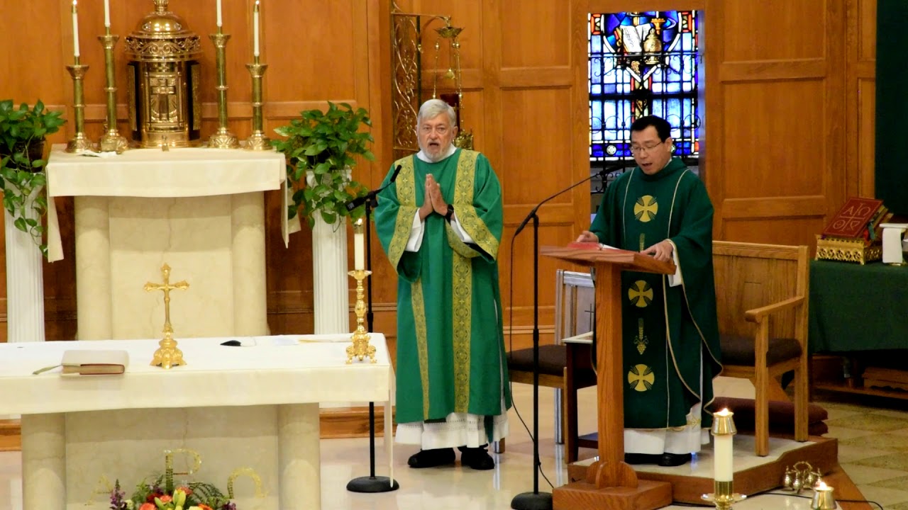Fr. Tony's 1st Sunday Mass at OLQP 070719 - YouTube