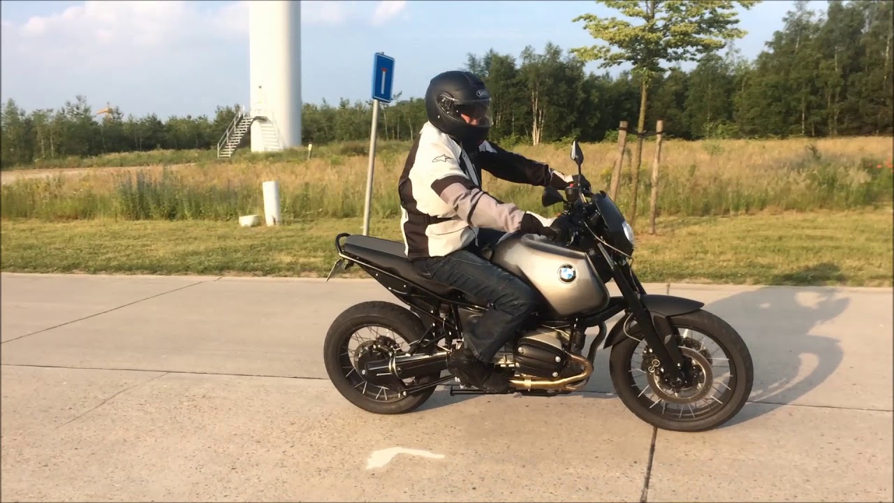 Driving the 1100 GS Supermotard - YouTube