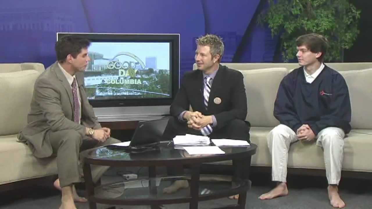 Good Day Columbia: The Barefoot Coach - Annual walk - YouTube