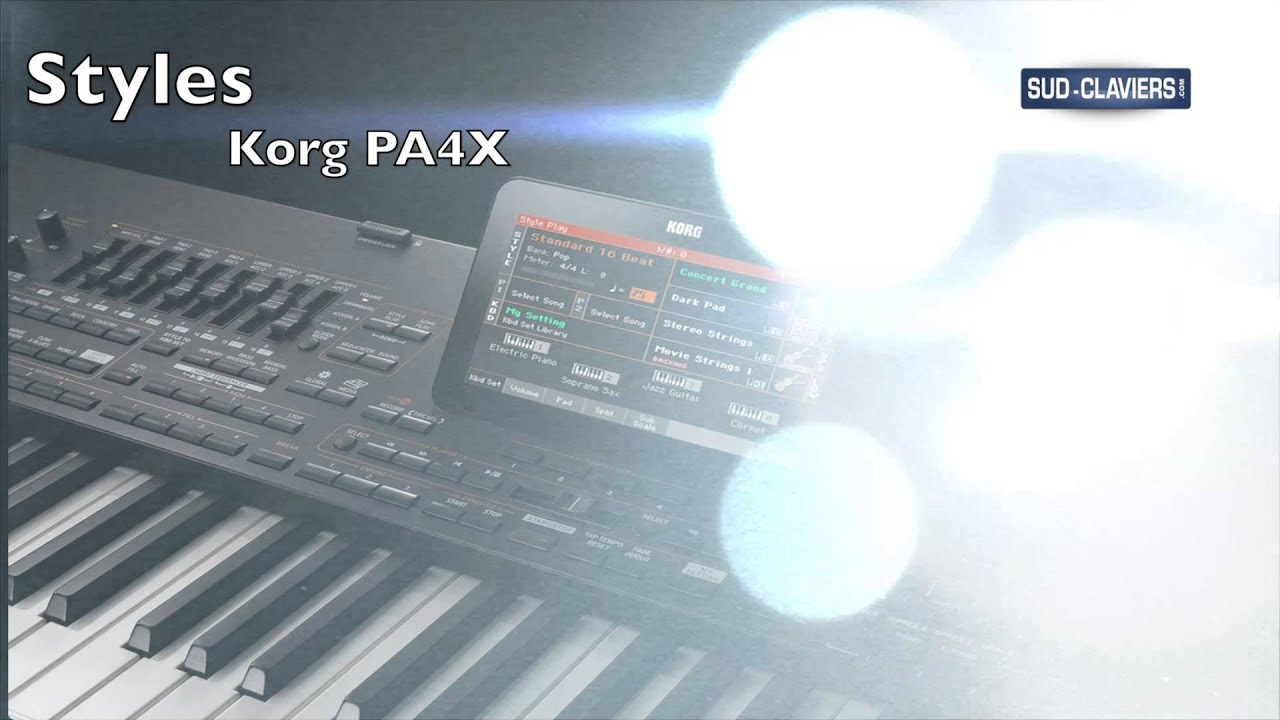 Extraits Korg PA4x : Styles - YouTube Music