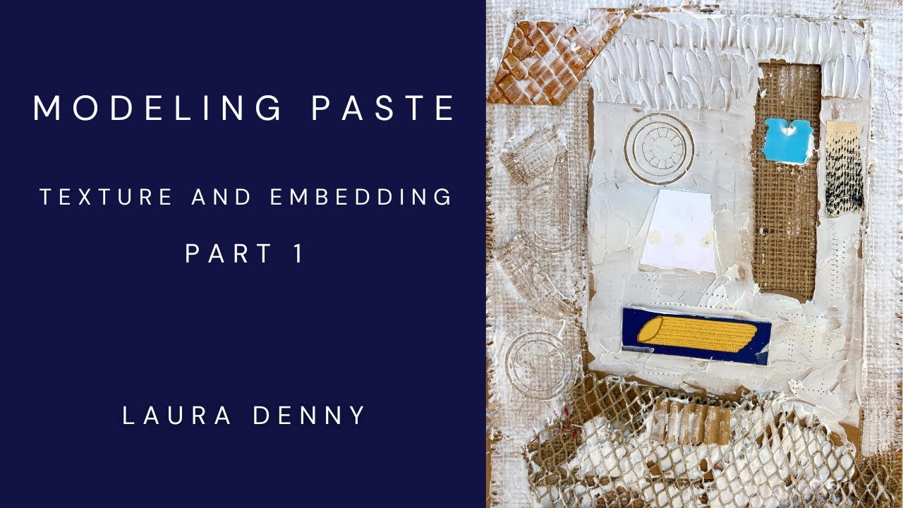 Modeling Paste texture and embedding part 1 - YouTube