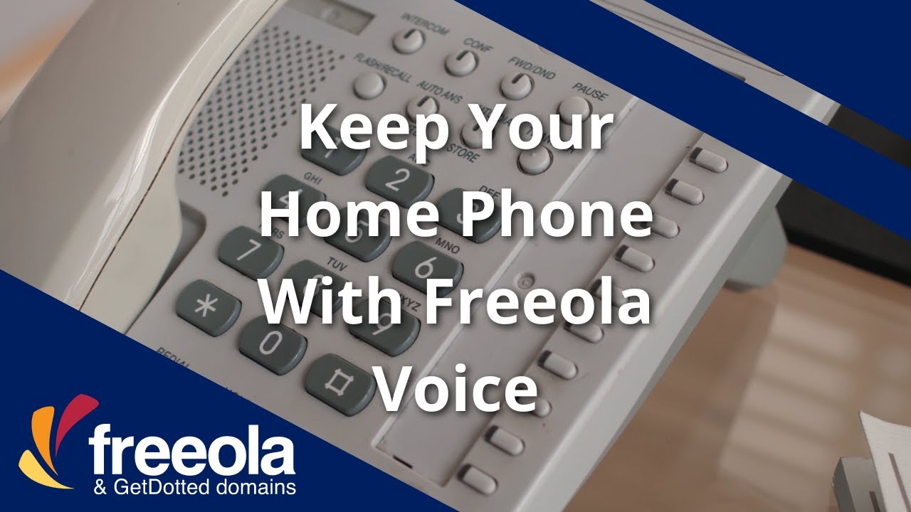 Turn Your Home Phone Digital With Freeola Voice - YouTube