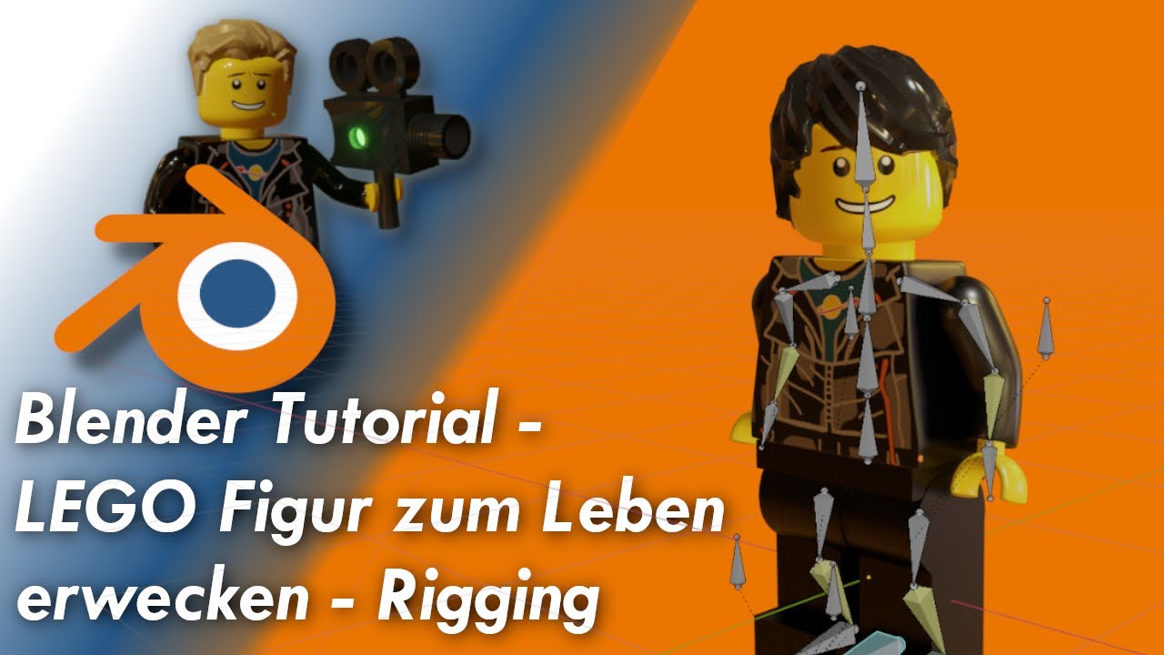 Blender Rigging Tutorial - Wir erwecken eine Lego Figur zum Leben - YouTube