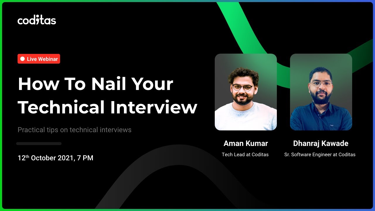 How To Nail Your Technical Interview | Webinar - YouTube