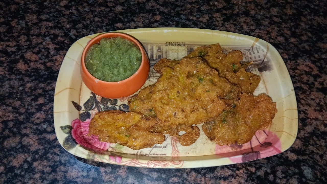 Pumpkin ke Flower ka Pakoda | Pumpkin's flower fritters recipe in hindi ...