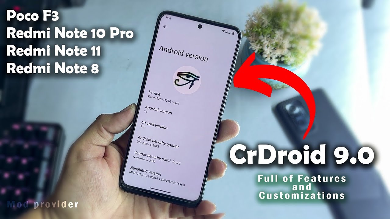 CrDroid 9.0 Official ROM Android 13 For Android Phones 🔥 - YouTube