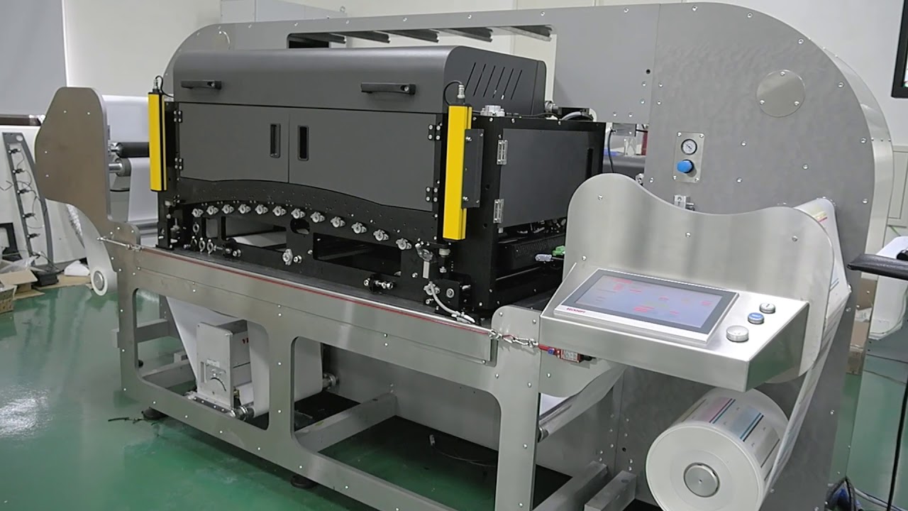 Gemini 330 Full Colour Label Press - YouTube