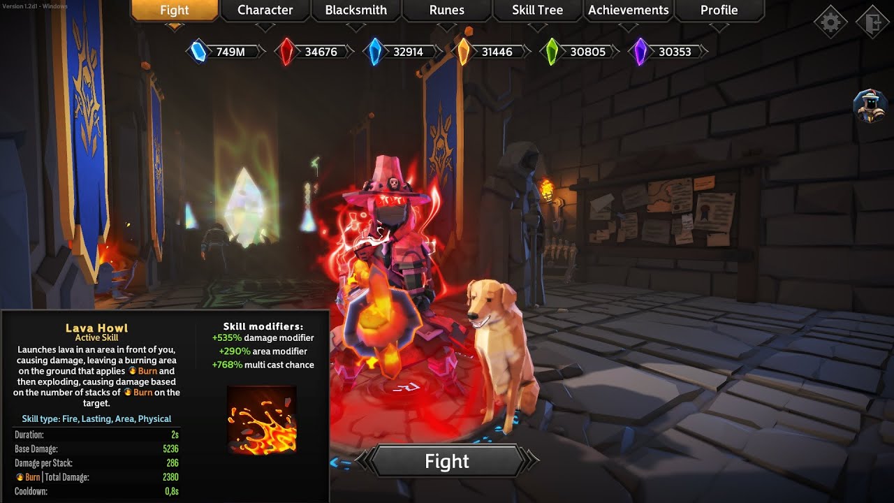 One Trick Pony #79 Lava Howl Skill Showcase (Soulstone Survivors) - YouTube