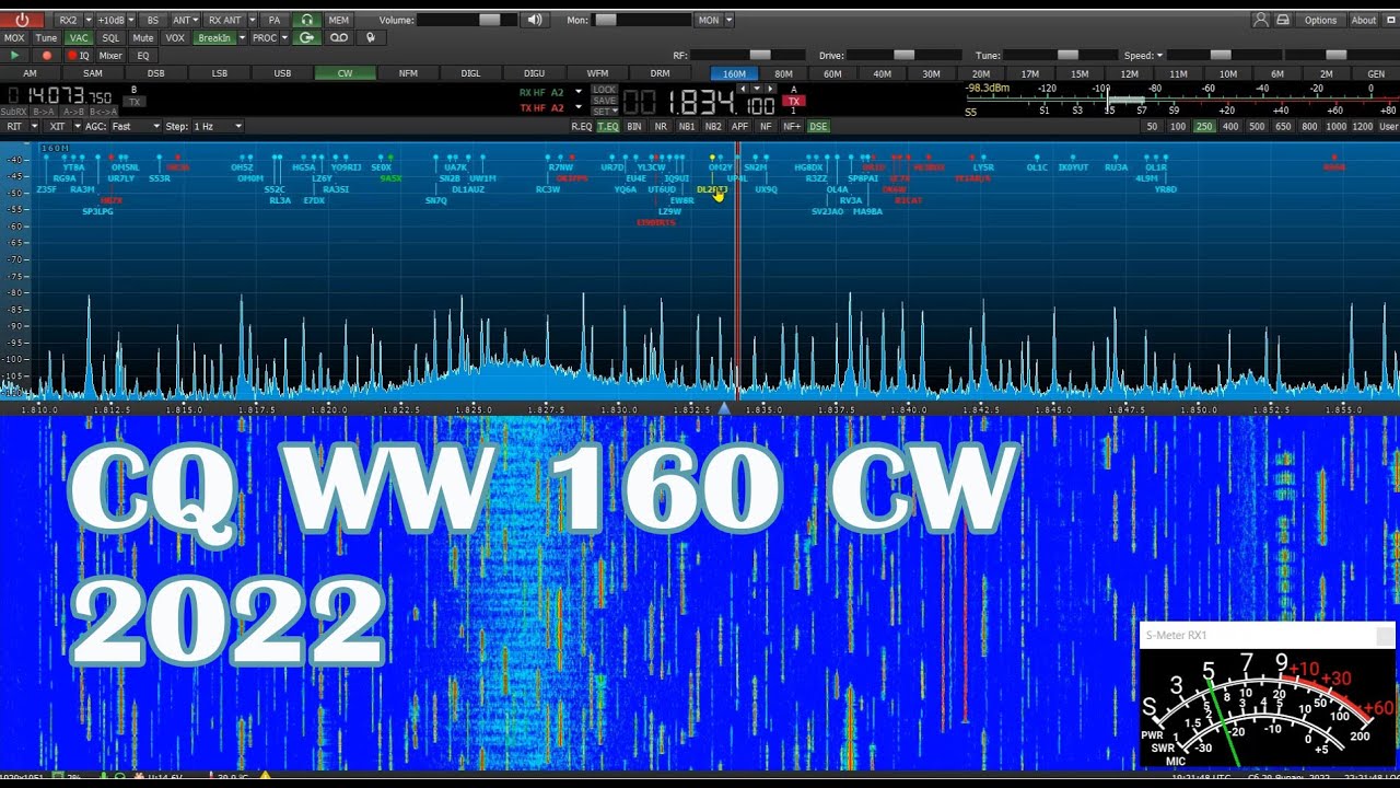 CQ WW 160 CW 2022 - YouTube