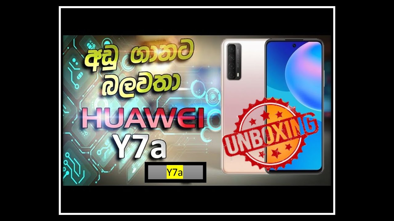 Unboxin A Huawei Y7a ( 48MP Camera | 5000mAh Battery and 22.5W Huawei ...