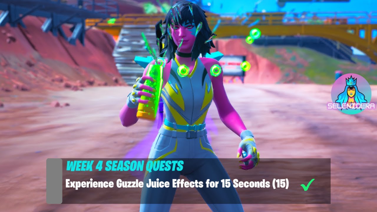 Experience Guzzle Juice Effects for 15 Seconds (15) | Fortnite Week 4 ...
