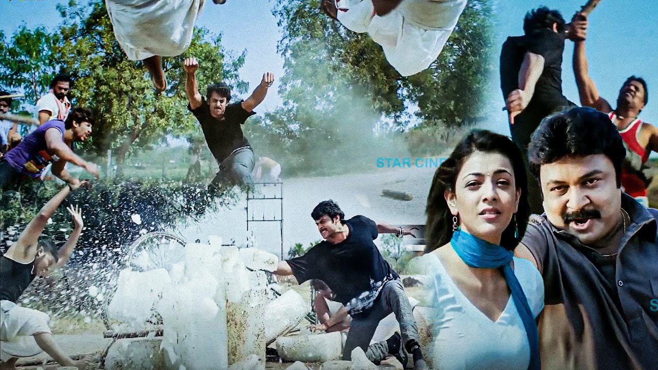 Prabhas Fighting Scene || Kajal Aggarwal || Prabhu || Darling Movie ...