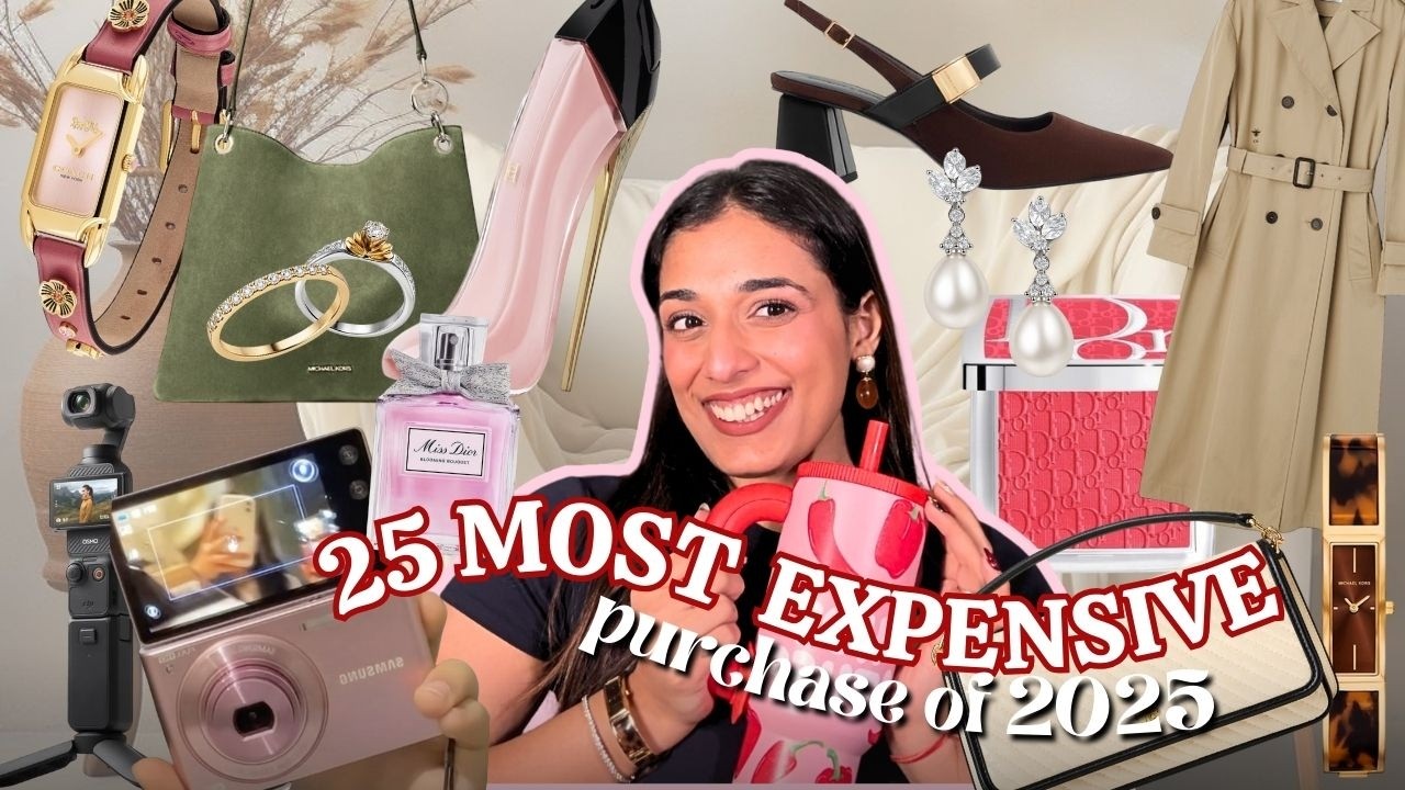 Most *expensive* purchases of 2025 new iphone, luxury bags, perfumes ...