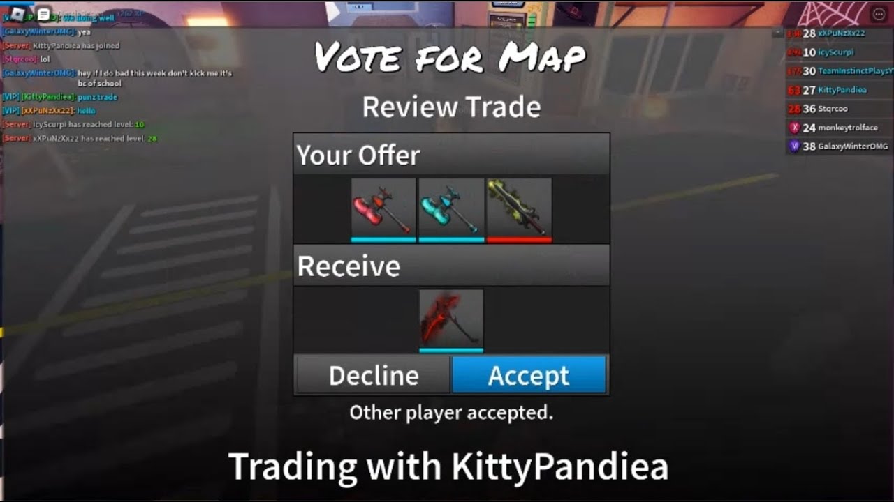 Roblox Assassin! Trading Champion Axe Set and Comp I (Very OP) For Void ...