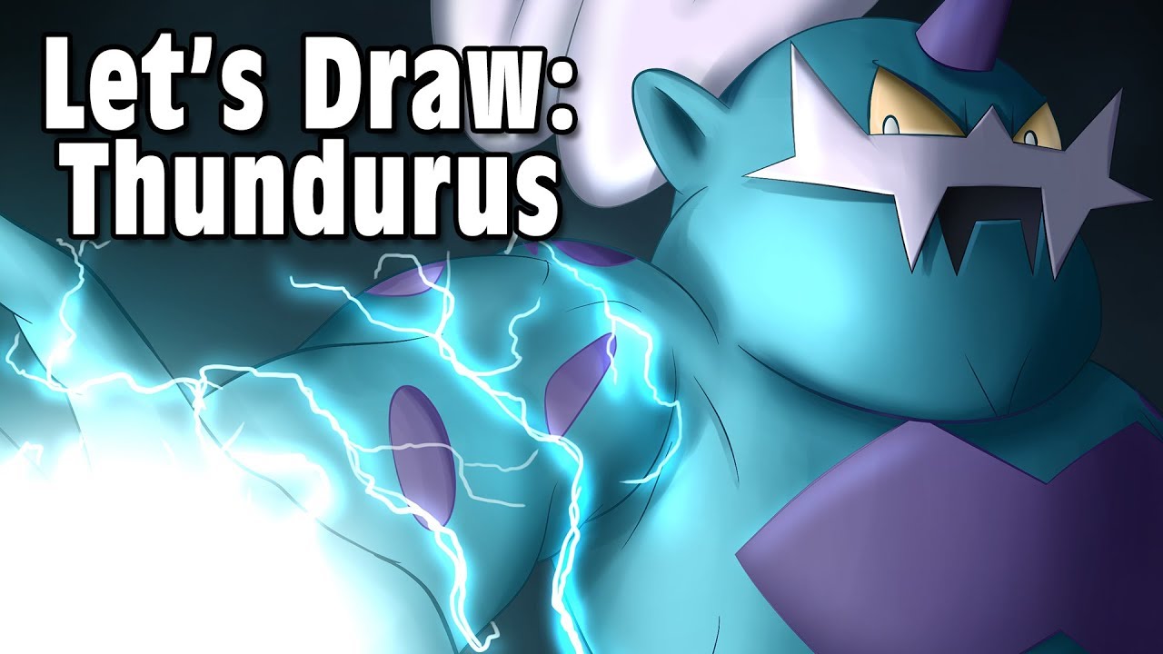 Let's Draw: Thundurus - YouTube