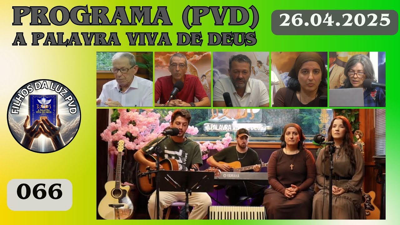 Programa A Palavra Viva de Deus- Programa PVD - 66 - YouTube