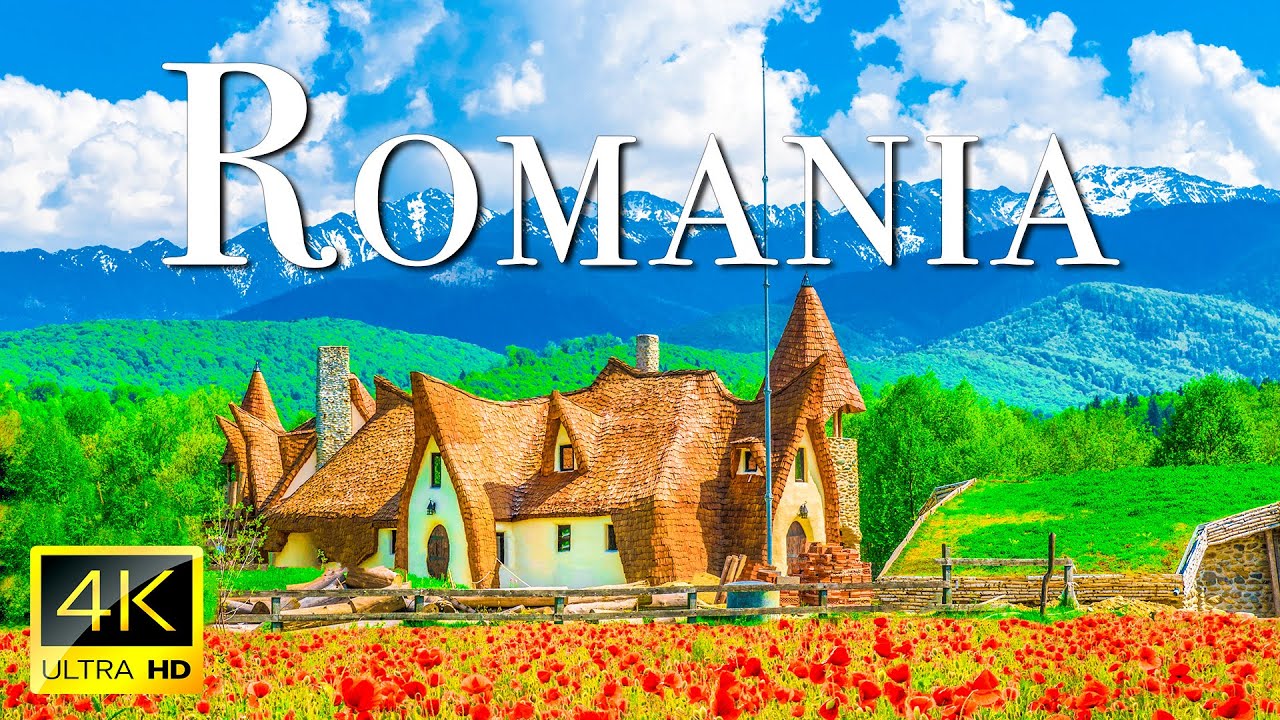 FLYING OVER ROMANIA (4K UHD) - Relaxing Music With Stunning Beautiful ...