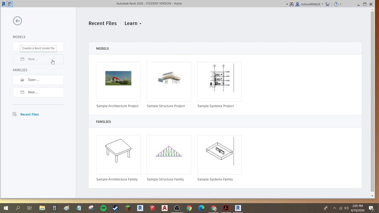 Getting Started with Revit- 01 Create a Project - YouTube