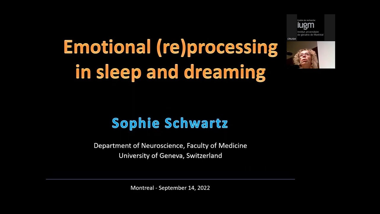 Emotional (Re)Processing In Sleep And Dreaming - YouTube