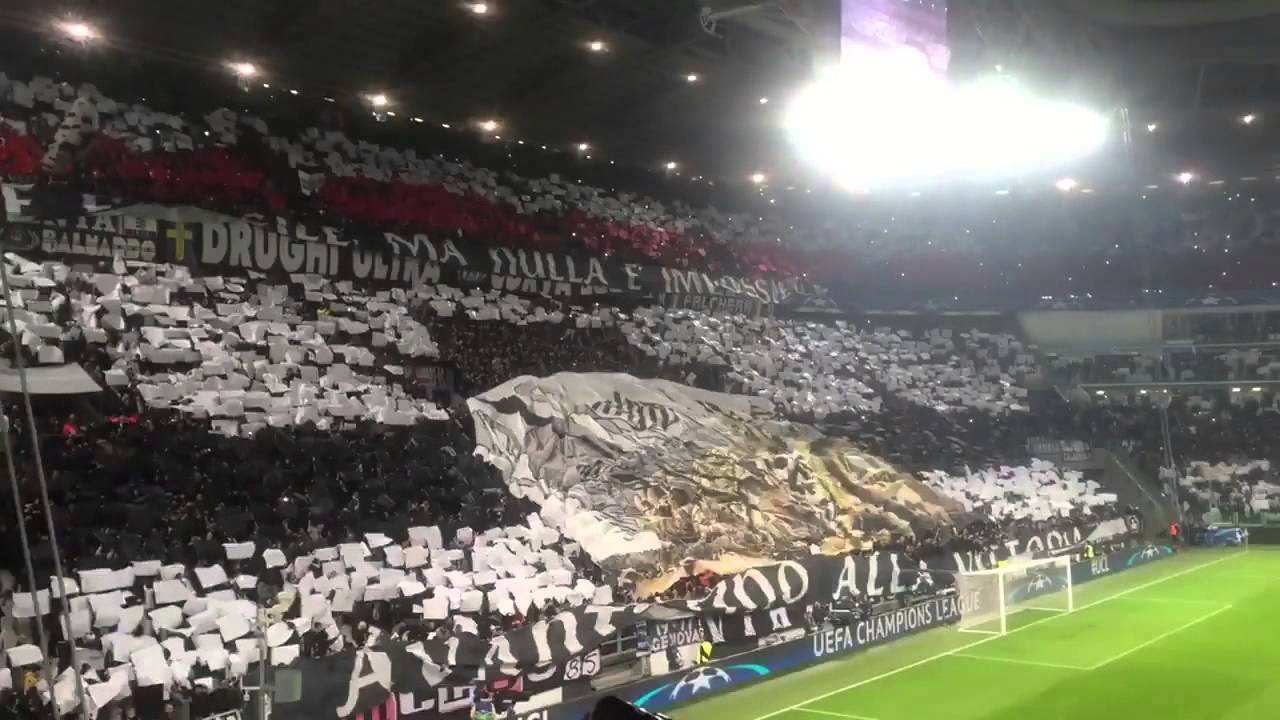 Juventus vs Bayern - Tifo 23/02/2016 - YouTube