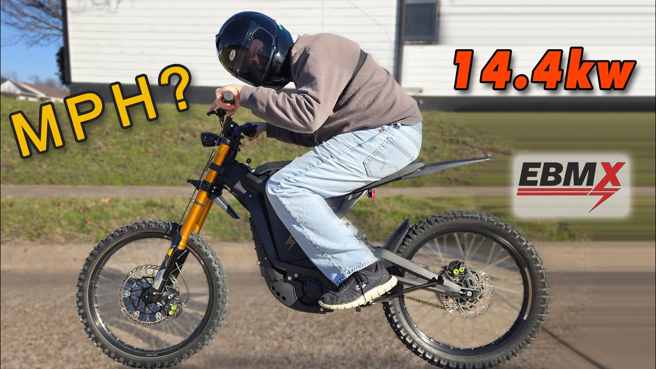 EBMX 72v Surron X...ESC max 14.4kw -TOP SPEED? #ebmx - YouTube