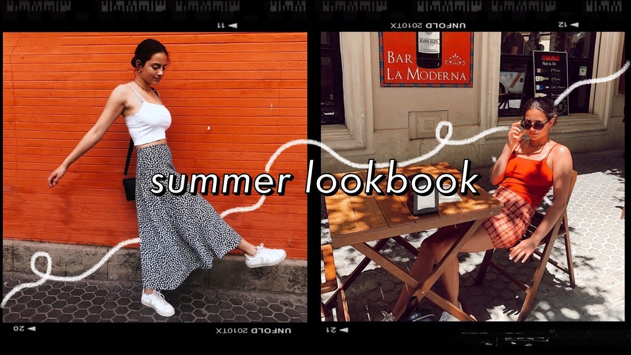SUMMER LOOKBOOK // a week of outfits in SPAIN ☼ - YouTube