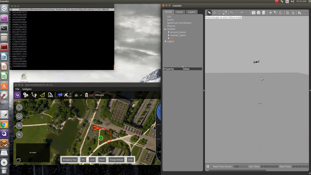 Tracking a Target Following a Circular Trajectory Using GPS - YouTube