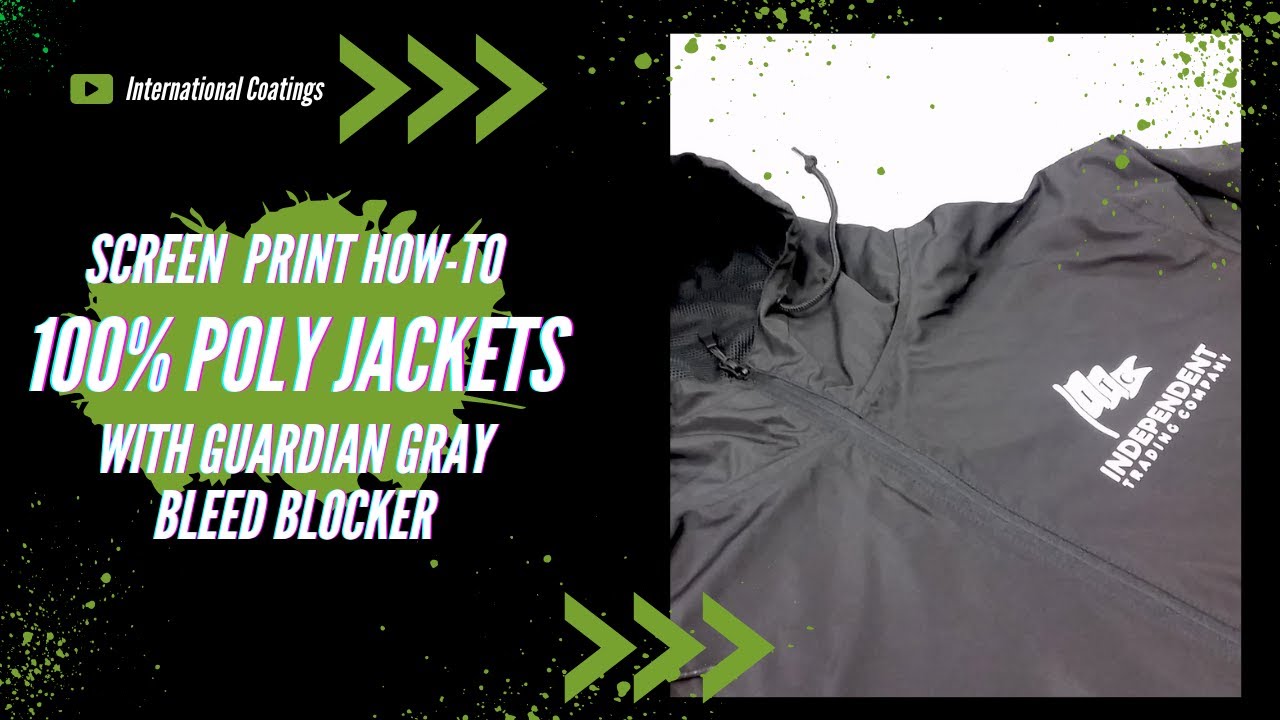 How-To Print on 100% Polyester Jackets - YouTube