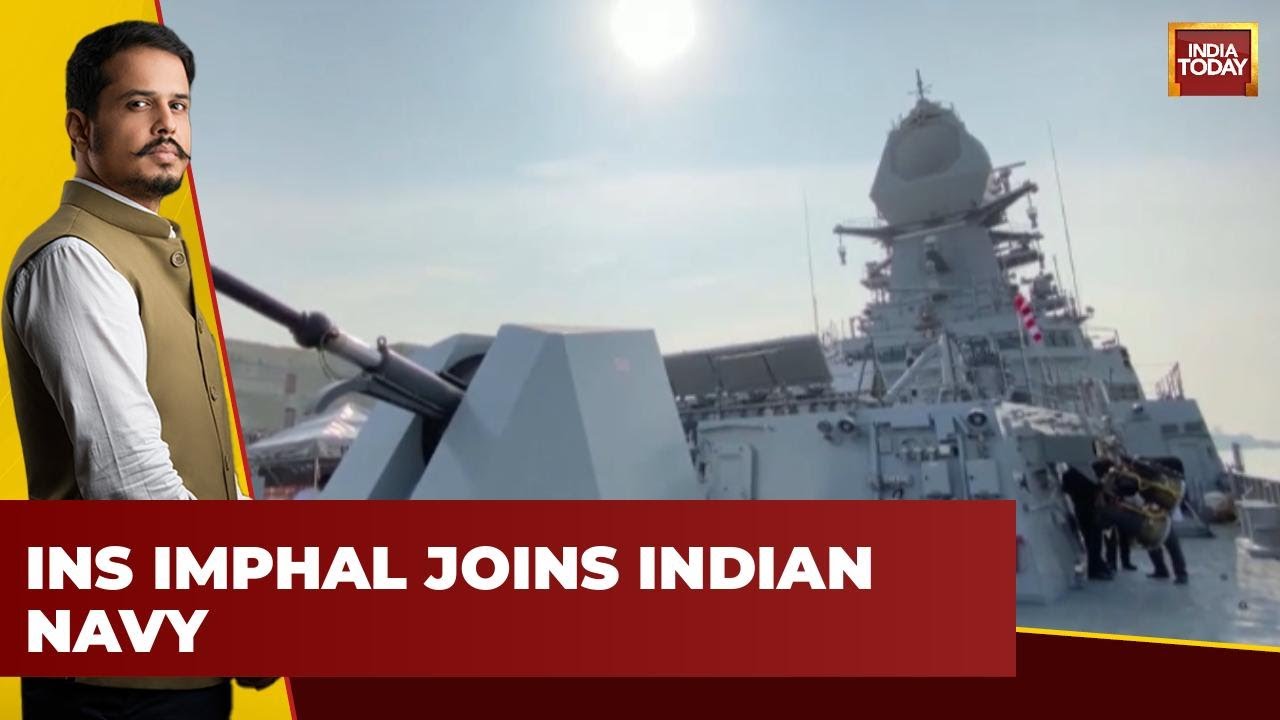 Indigenous Stealth Guided Missile Destroyer, INS Imphal, Commissioned ...